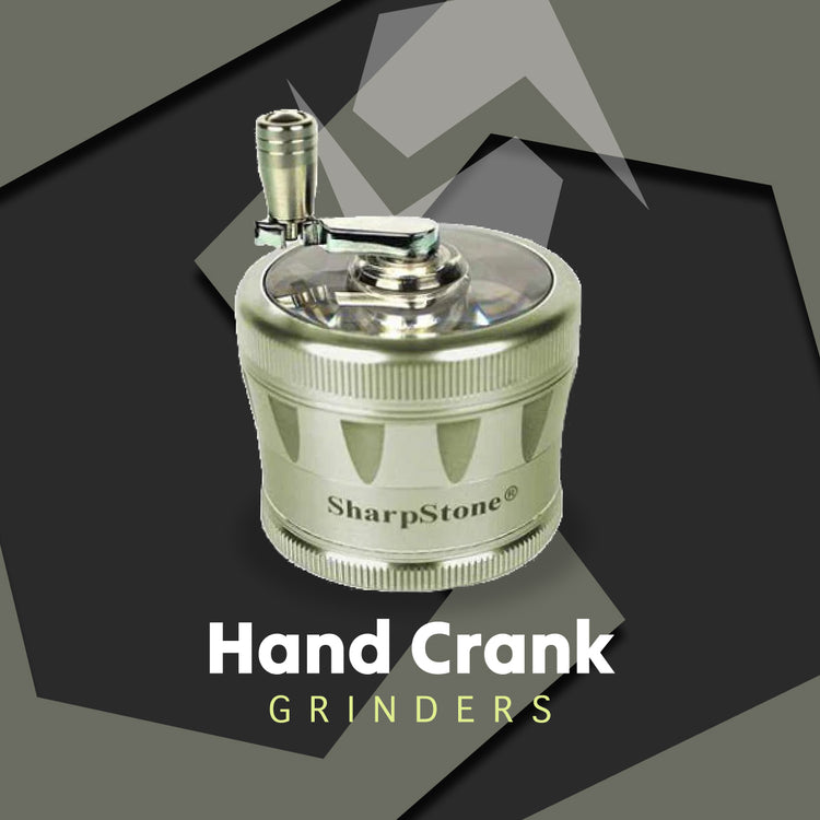 SharpStone V2 Clear Top 4 Piece Hand Crank Grinder | Easy Grind ...
